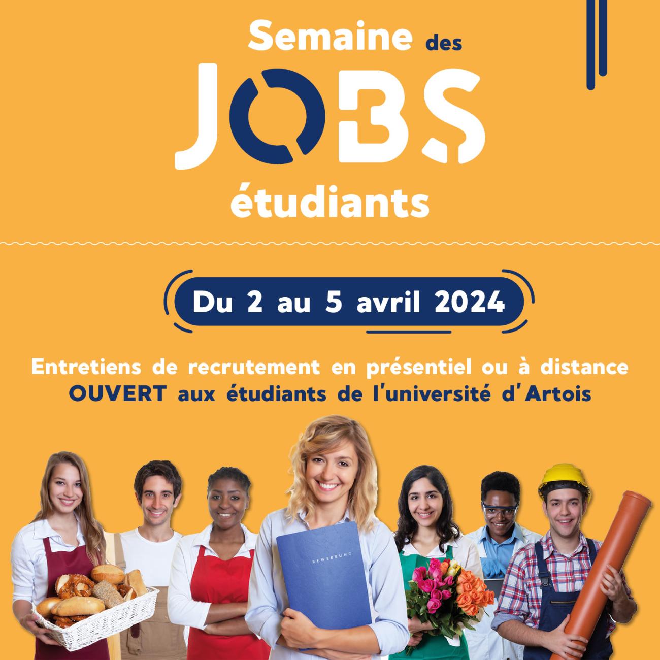 Semaine des jobs étudiants | Université d'Artois
